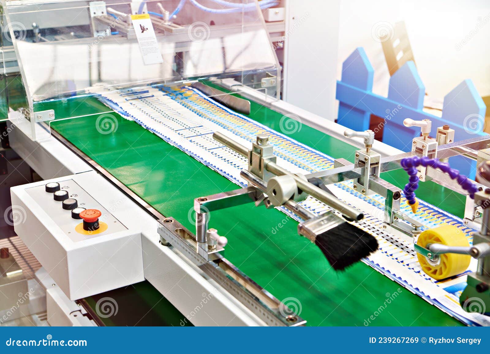 Machine Quality Control System of Carton Cardboard Stock Image - Image ...