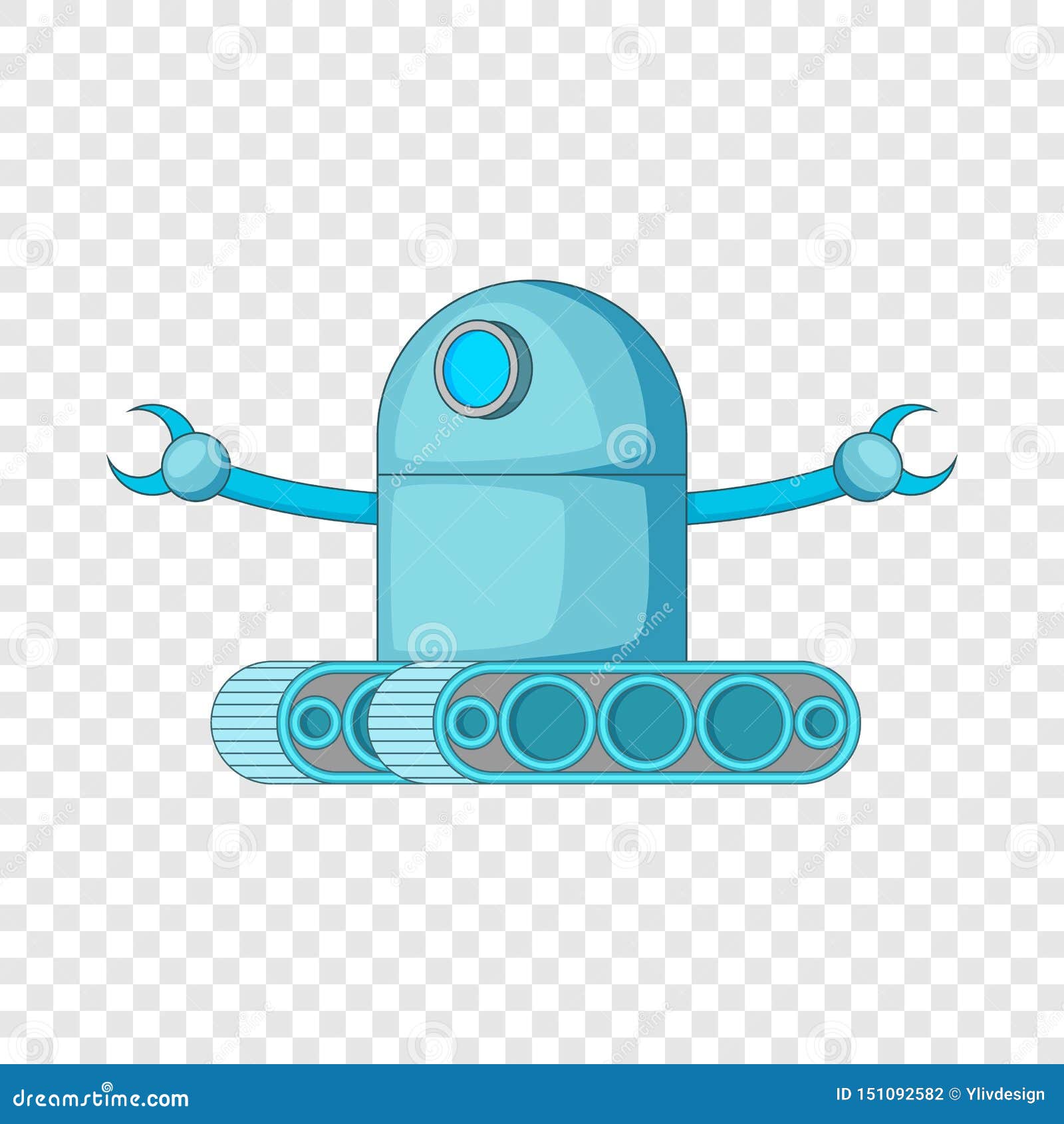 Machine Robot Icon, Cartoon Style Stock Vector - Illustration of object ...