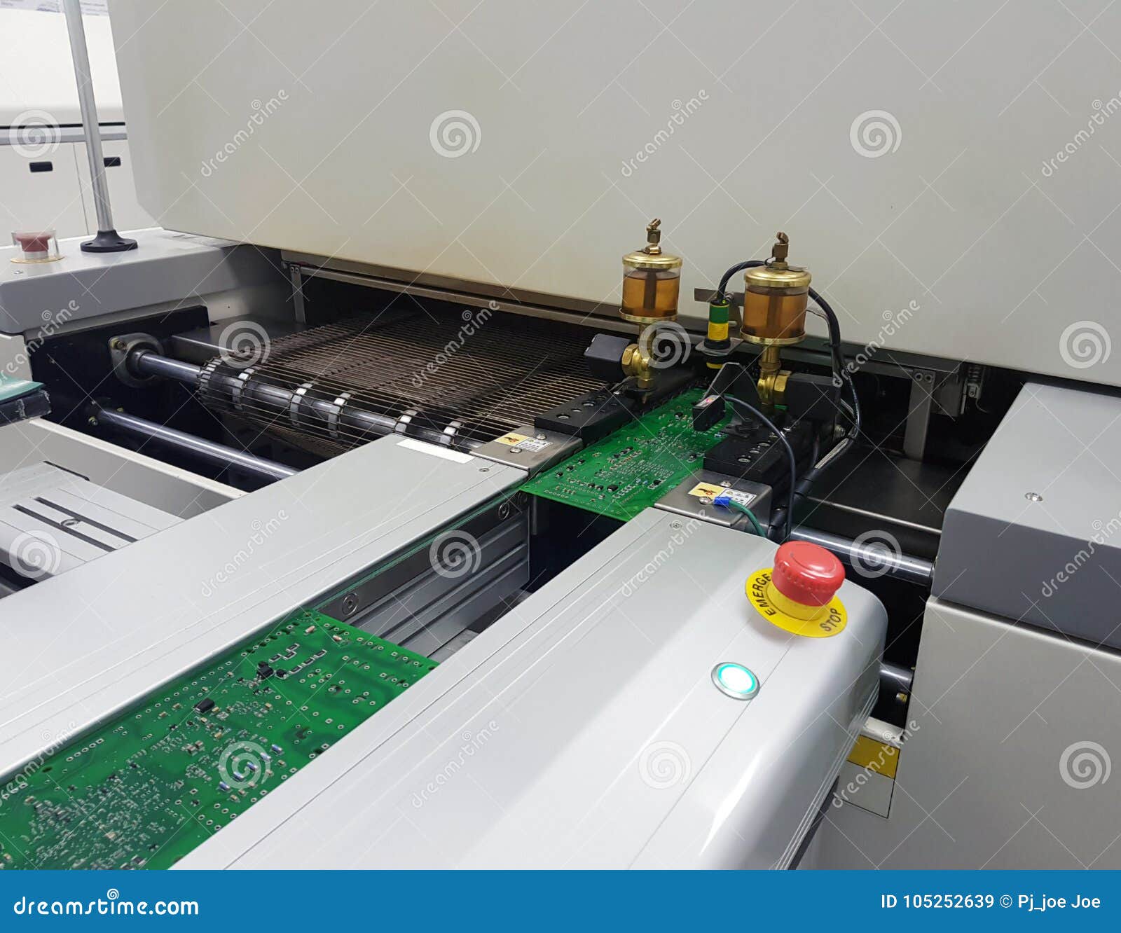 Machine Running on Process for Insert Part Stock Image - Image of ...