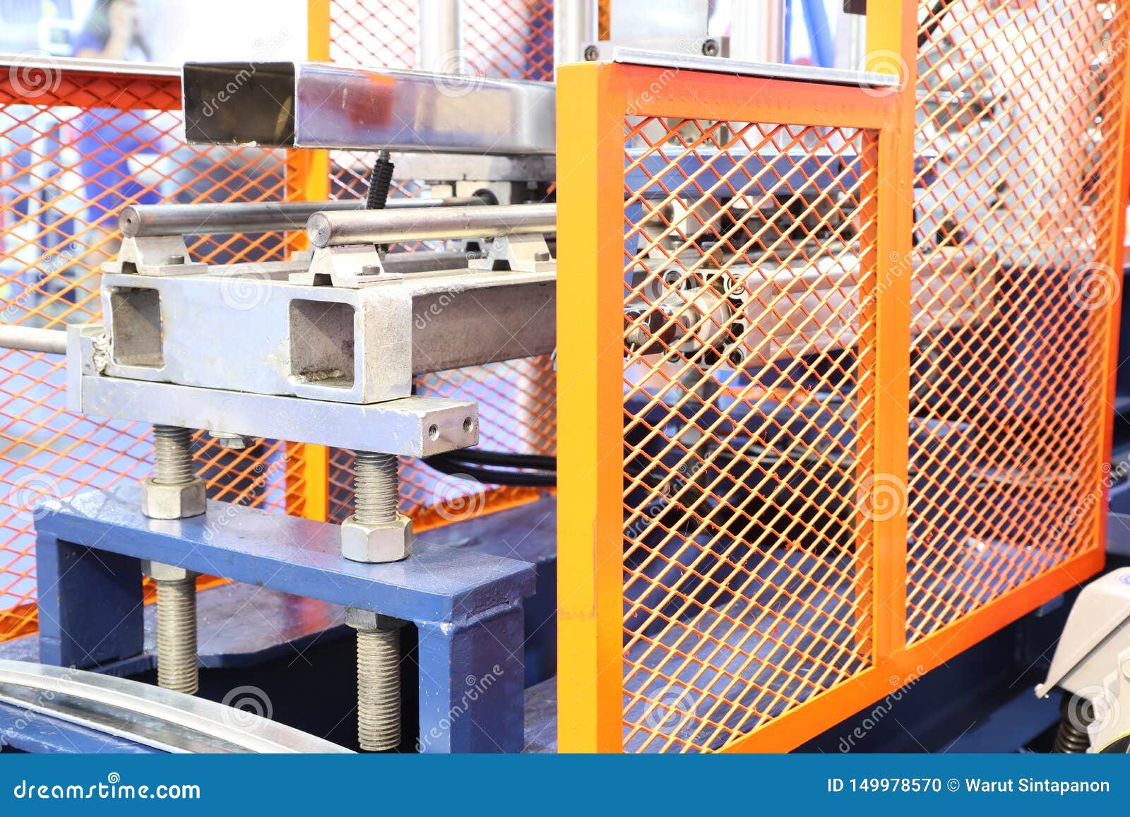 Machine Safety Guard for Cold Rolling Machine Stock Photo - Image of ...