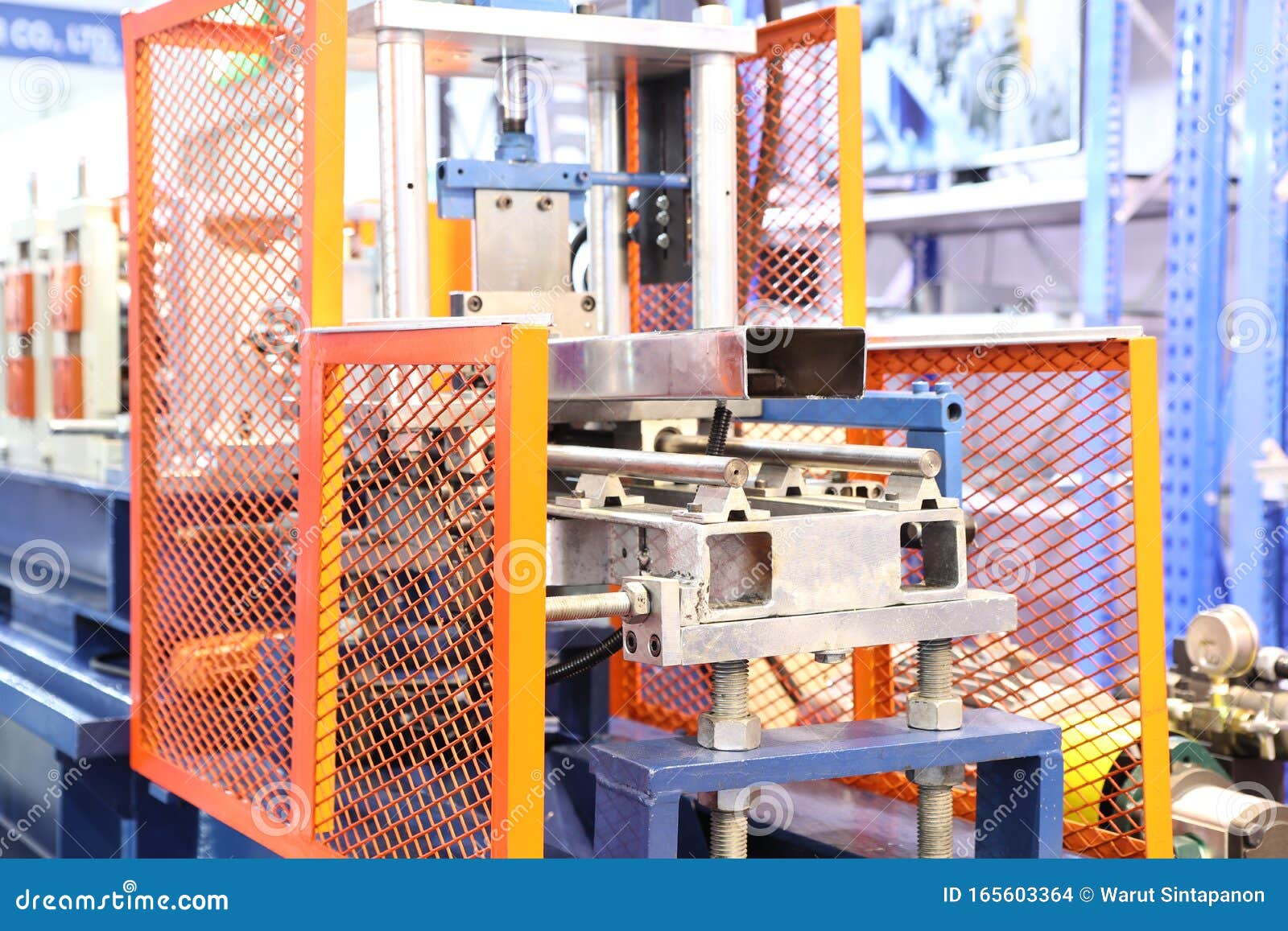 Machine Safety Guard for Cold Rolling Machine Stock Photo - Image of ...