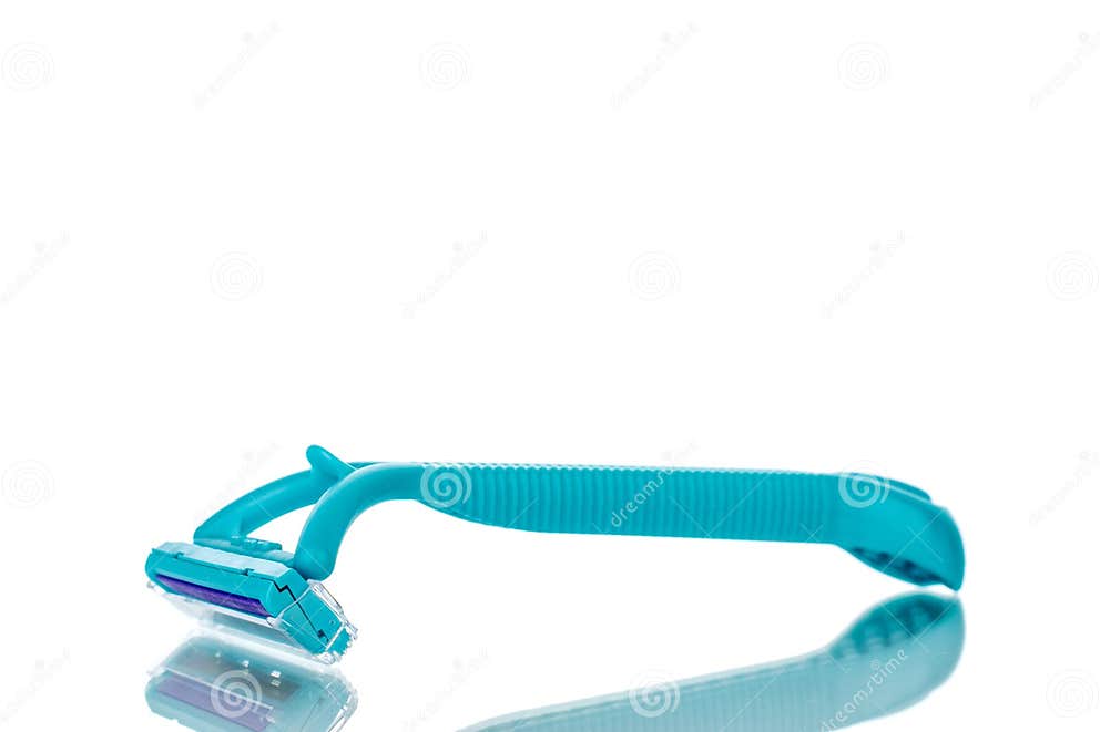 One Shaving Machine for the Body, Close-up, Isolated on White. Stock ...