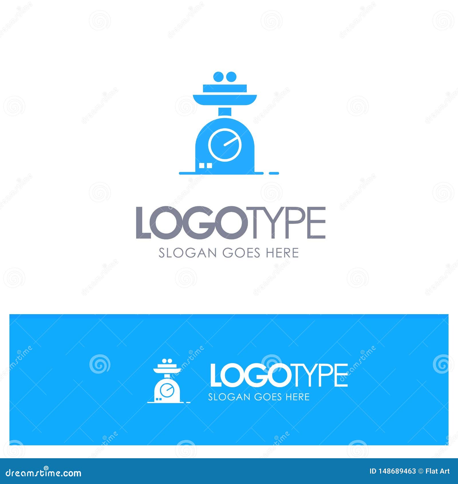 Machine, Scale, Weighing, Weight Icons. Flat And Line Filled Icon Set ...