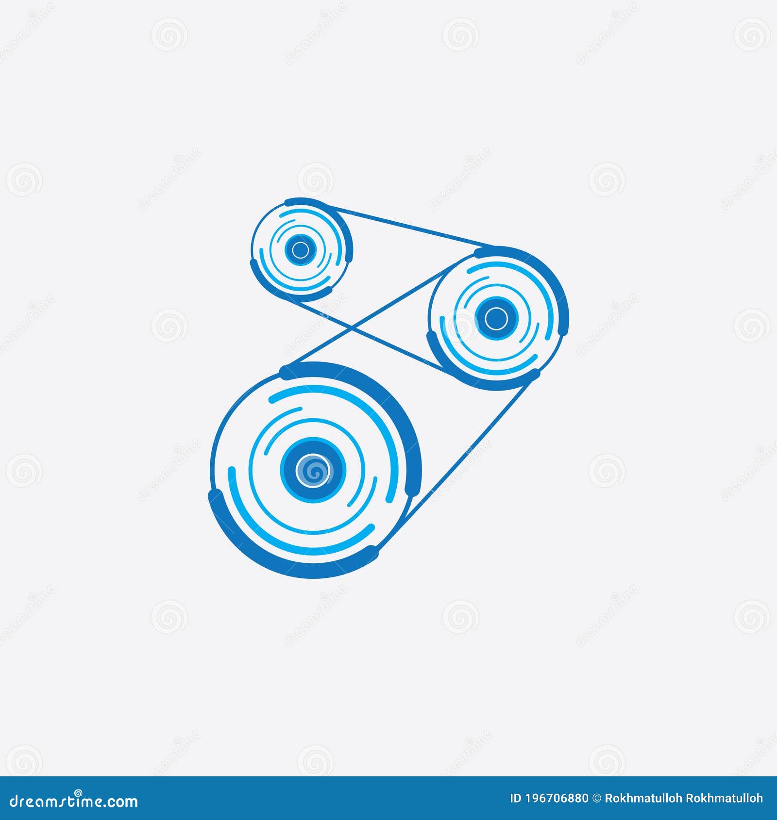 Machine Settings Icon, Blue, Techno-illustration. Vector Design Stock ...