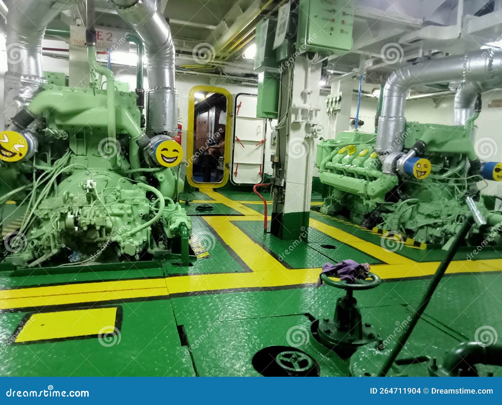 Machine ship roro stock photo. Image of green, person - 264711904
