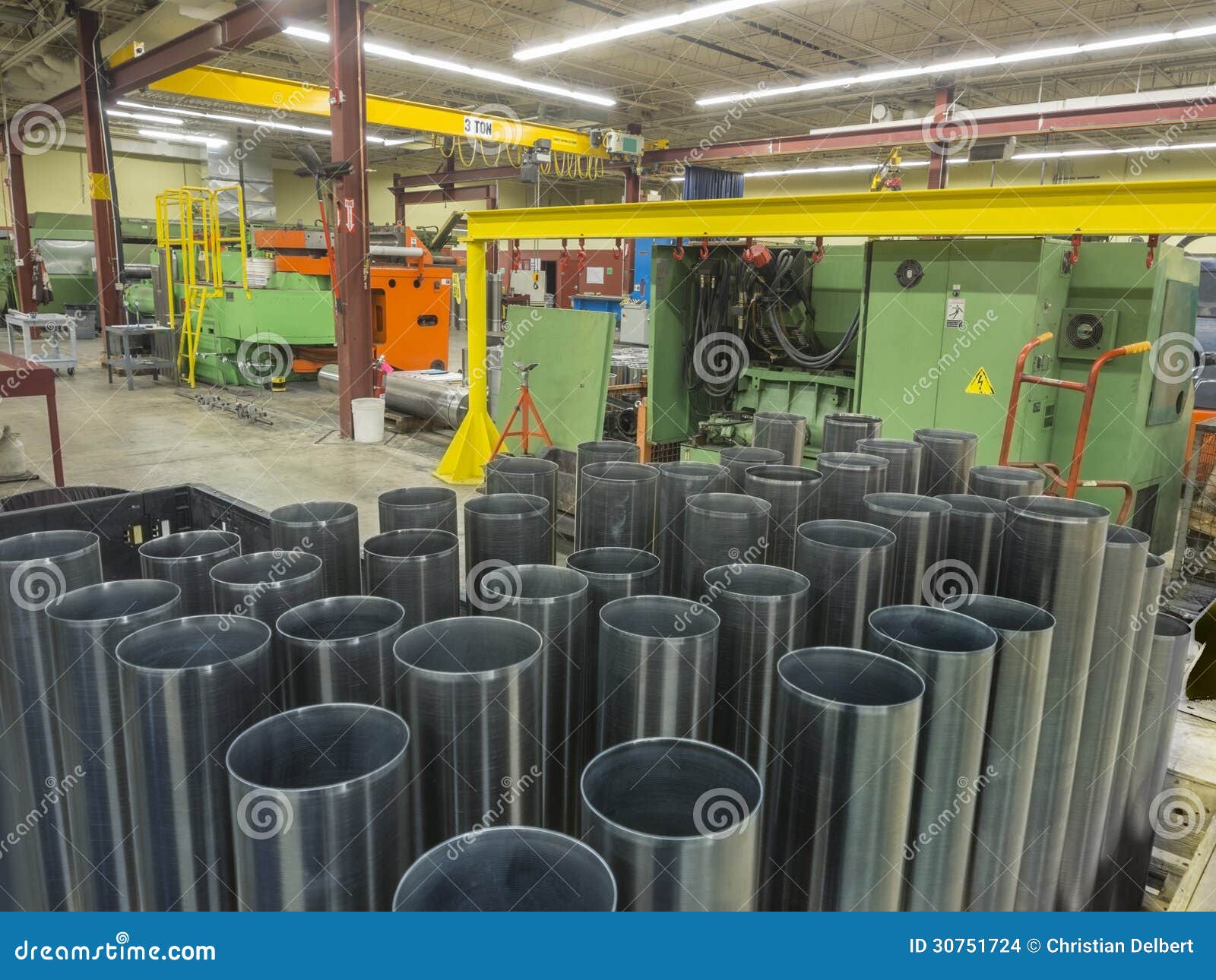 Machine shop interior stock photo. Image of iron, equipment - 30751724