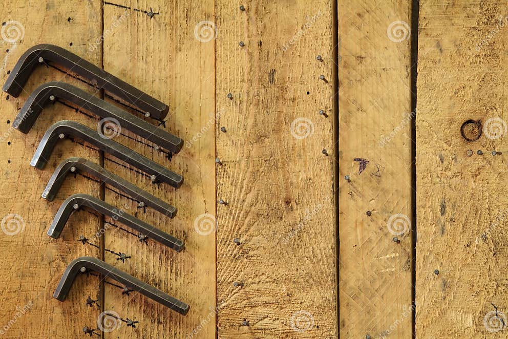 Machine Shopbackground with Copy Space on Right Stock Photo - Image of ...