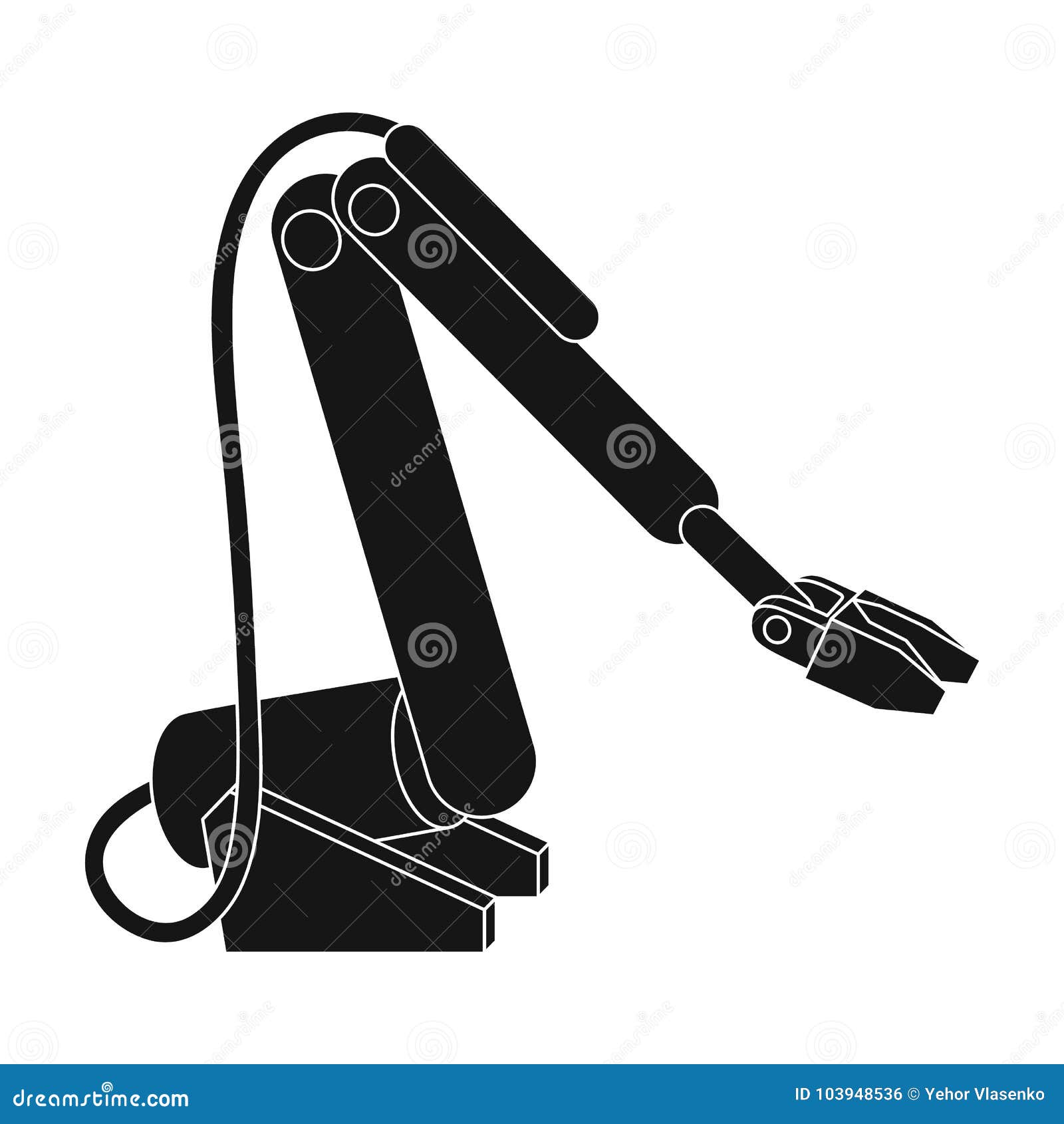 Machine, Single Icon in Black Style.Machine, Vector Symbol Stock ...