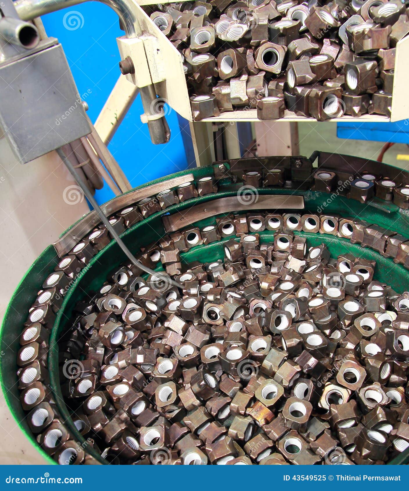 Machine Spot nut(feed nut) stock image. Image of engineering - 43549525