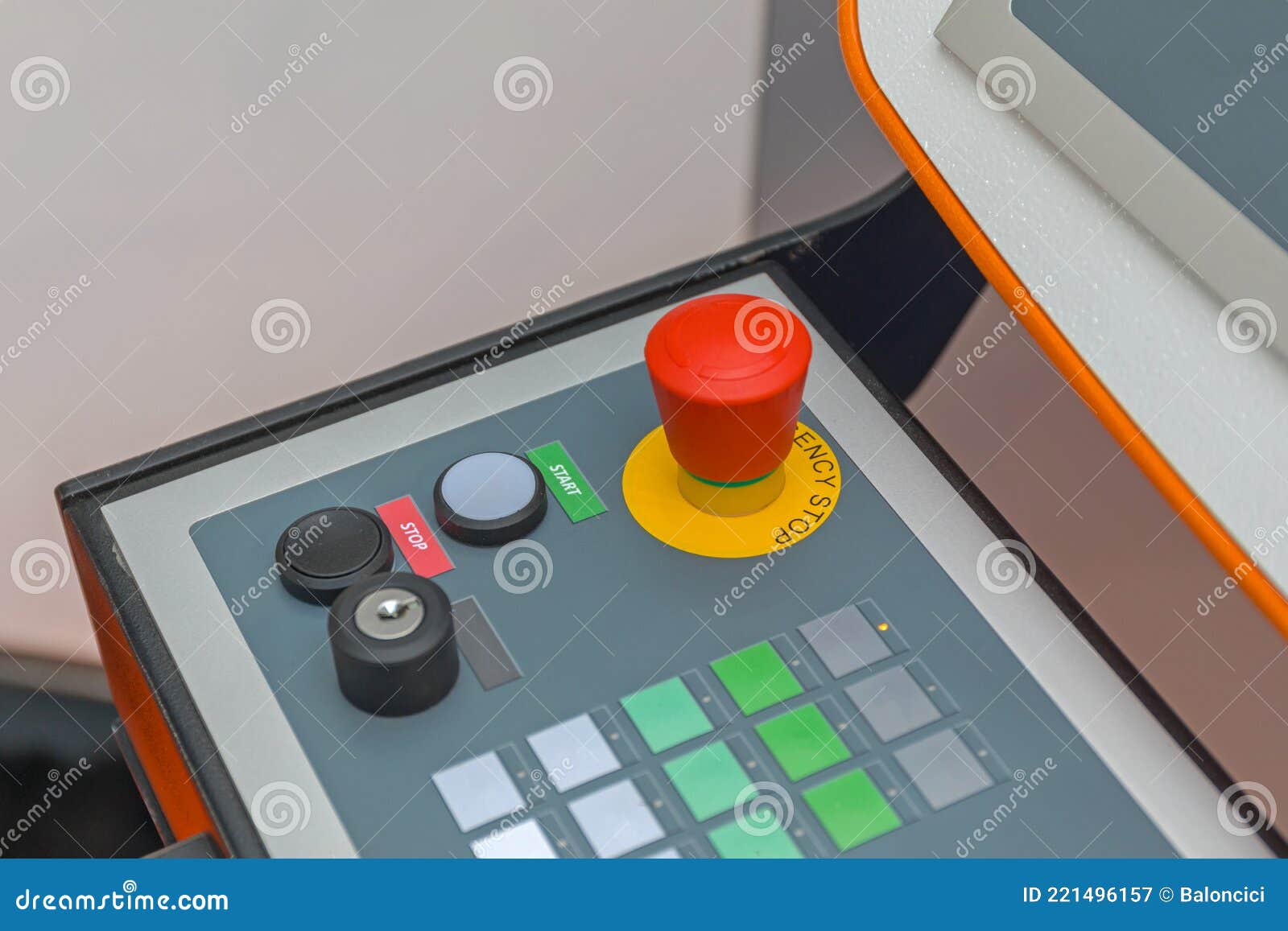 Machine Start Stop stock image. Image of electric, start - 221496157