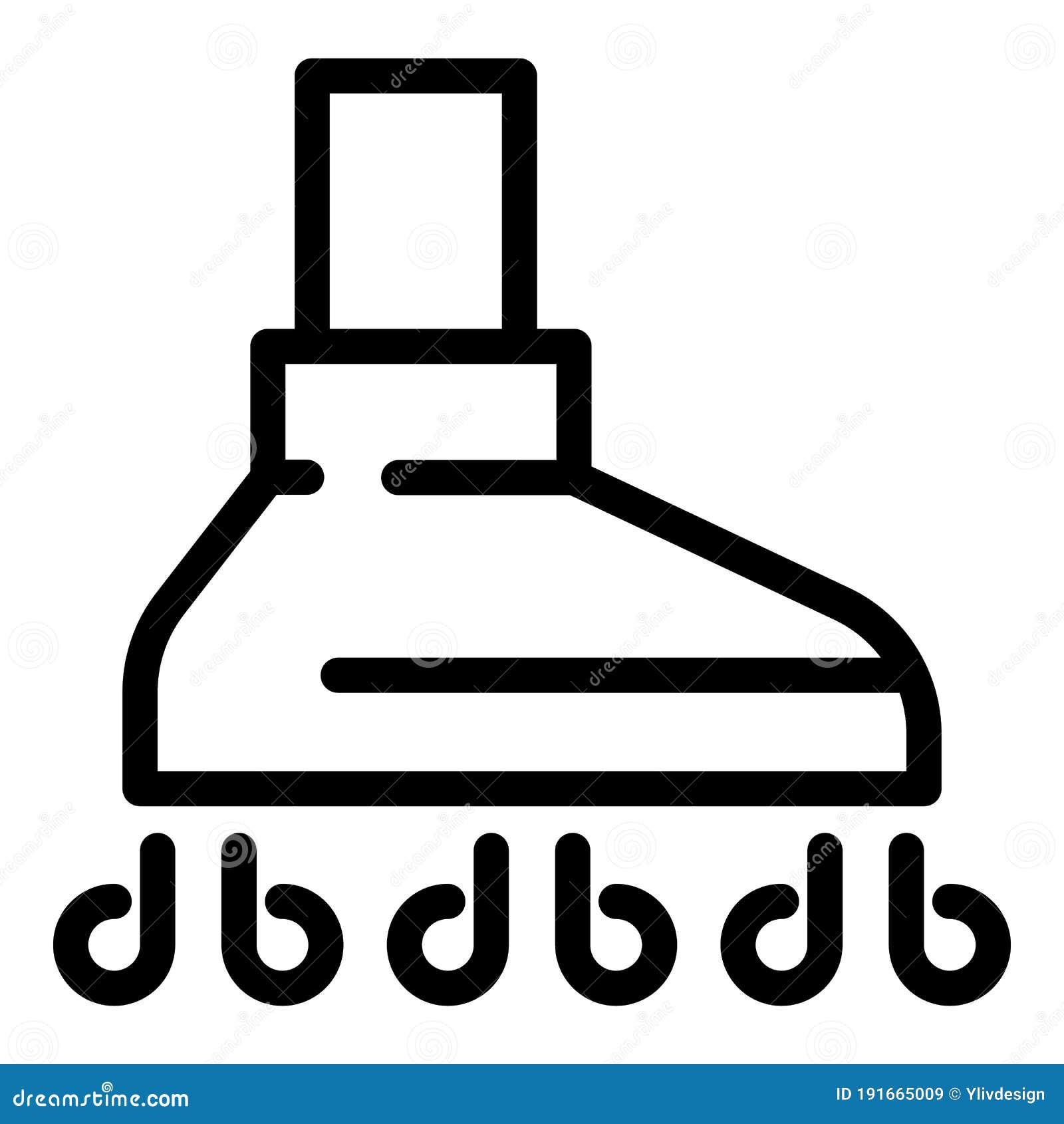 Machine Steam Cleaner Icon, Outline Style Stock Vector - Illustration ...