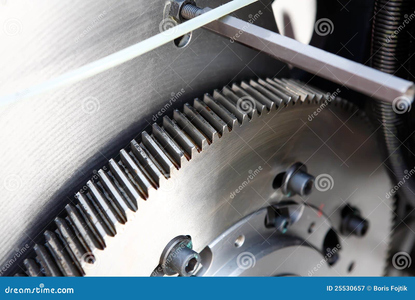 Machine steel gear wheel stock image. Image of machine - 25530657