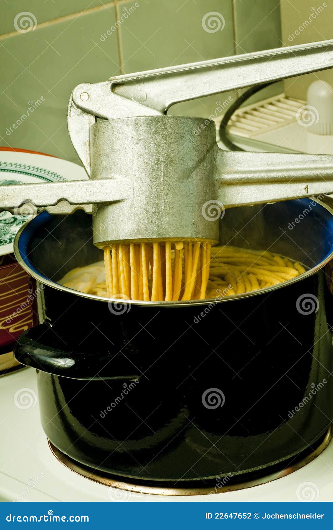 Machine for Swabian Spaetzle Stock Photo - Image of south, deli: 22647652