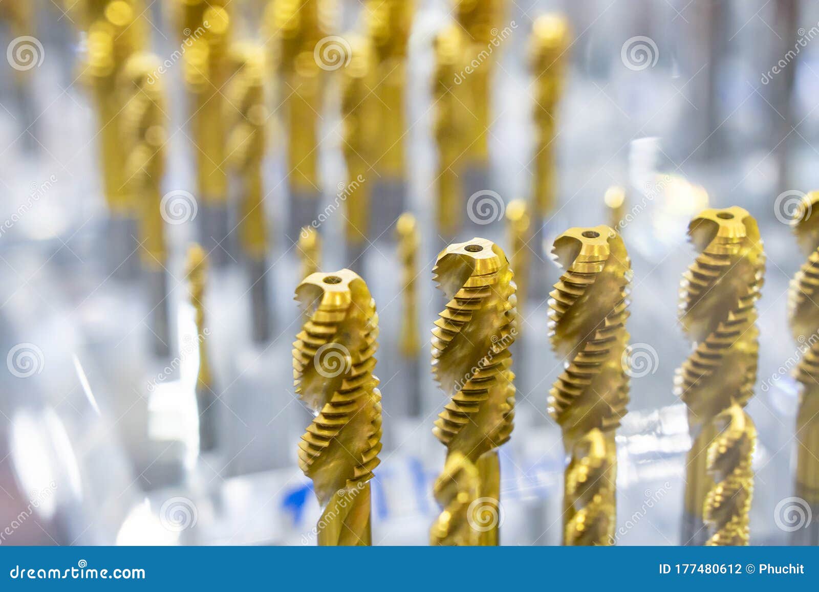 The Machine Tapping Tool for Making Thread by CNC Milling Machine ...