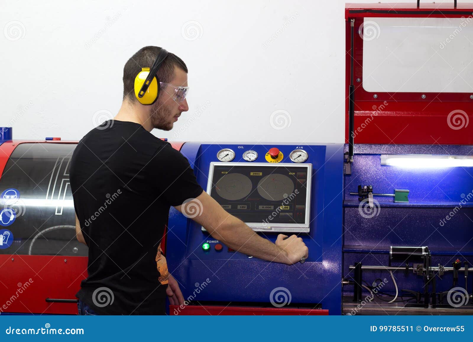 Mechanical technician stock image. Image of engineer - 99785511