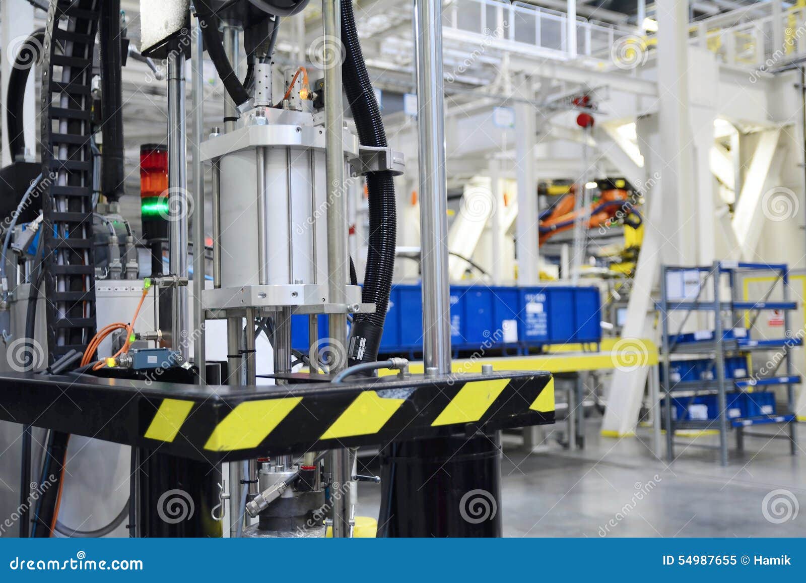 Machine Tool in the Factory Stock Image - Image of industry, factory ...