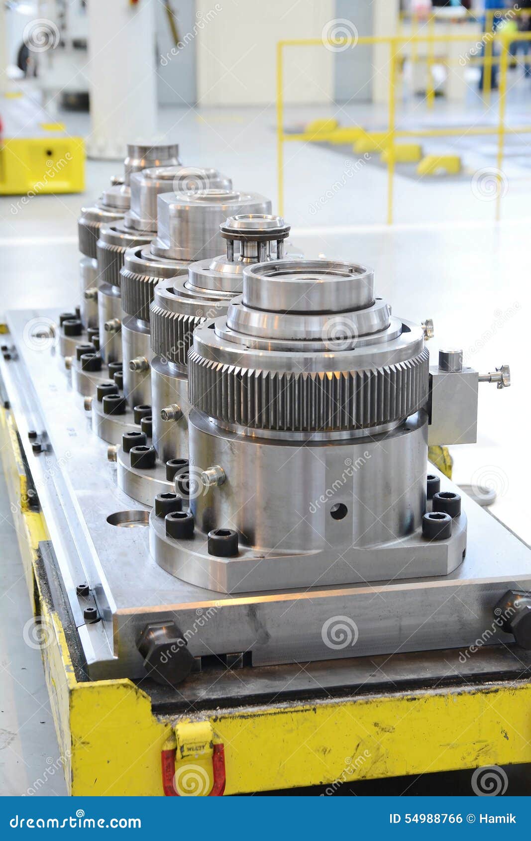 Machine Tool in the Factory Stock Photo - Image of automated, hall ...