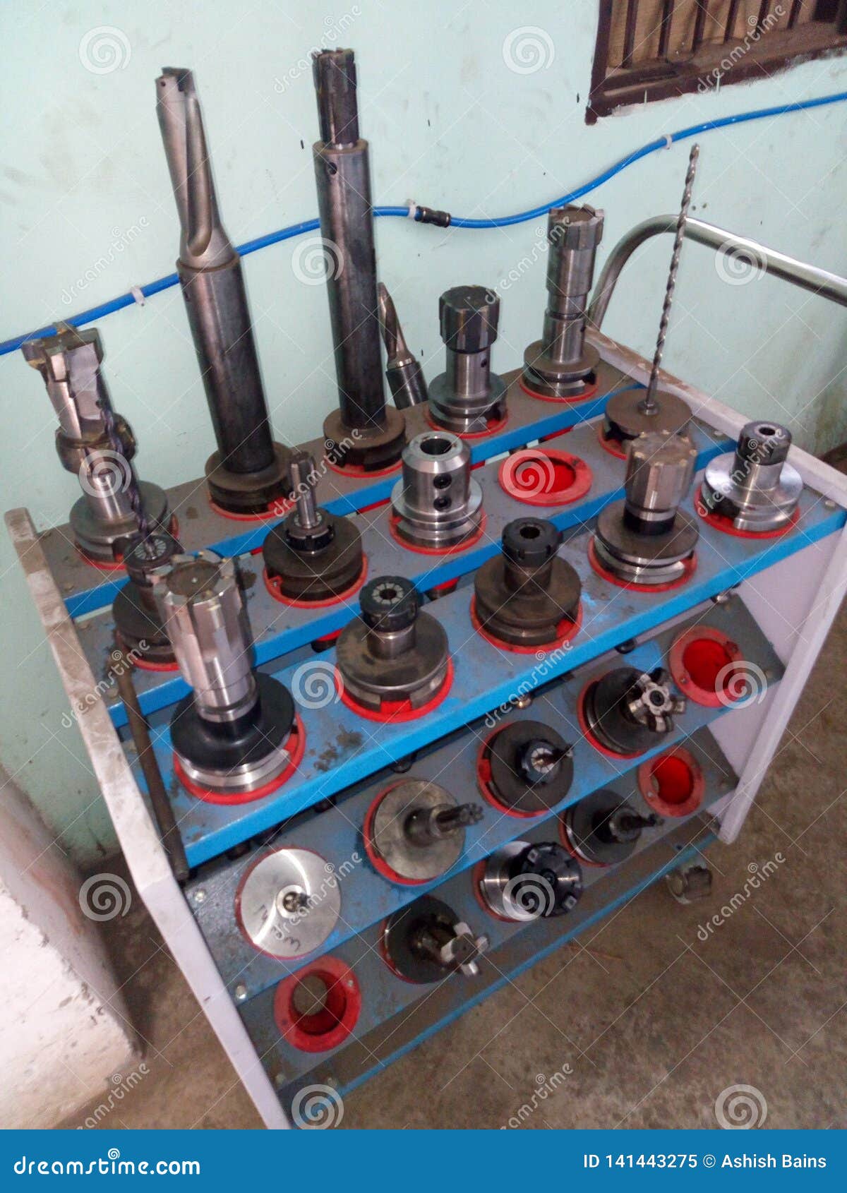 Machine Tool Kit Used in Hmc Stock Image - Image of used, tool: 141443275