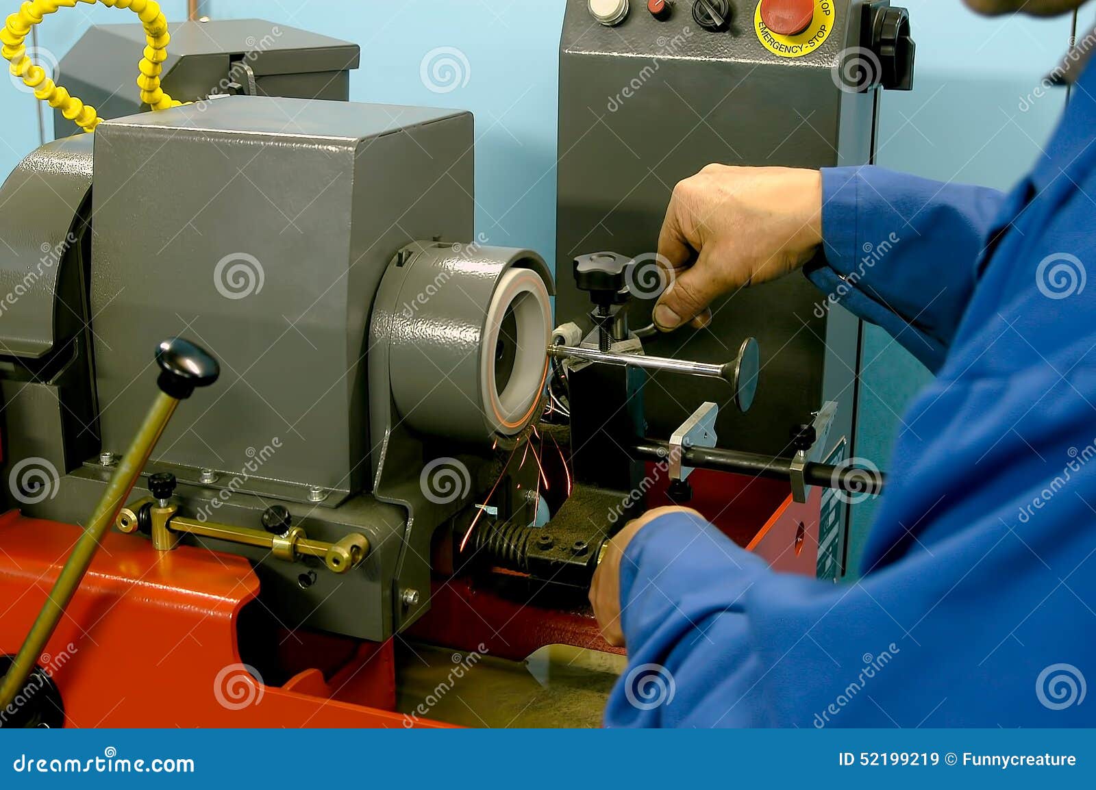 Machine-tool polishing stock image. Image of engineer - 52199219