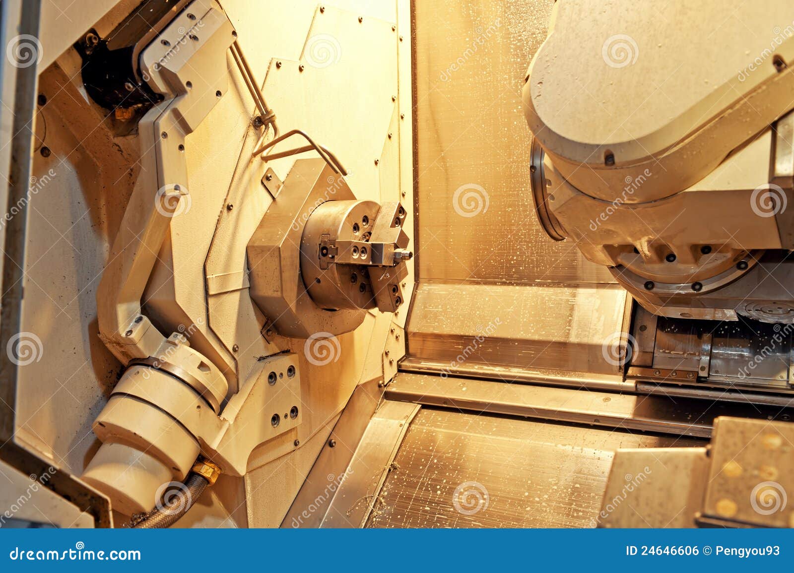 Machine tool structure stock photo. Image of monitor - 24646606