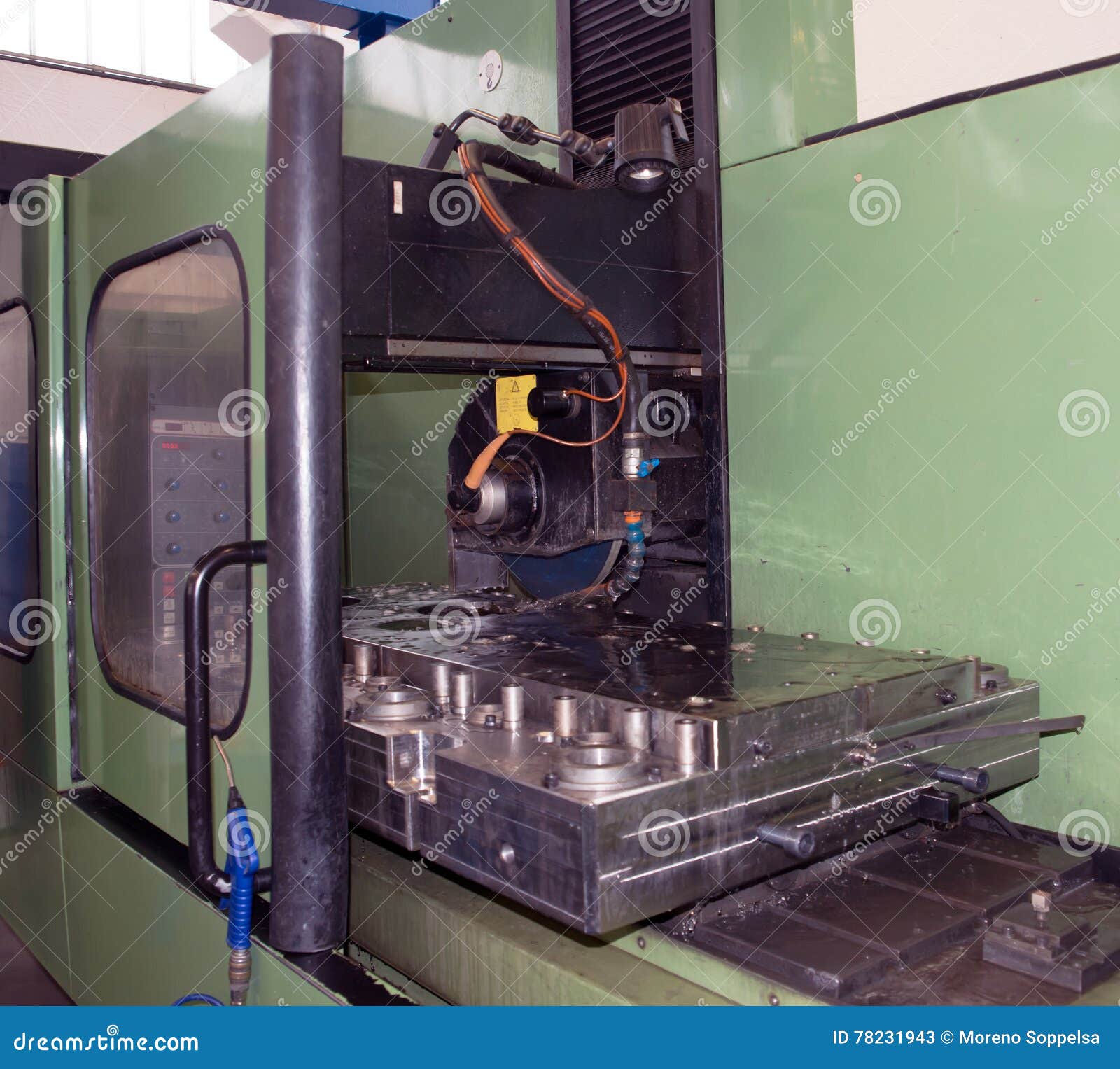 Machine Tools with Computer Numerical Control (CNC) Stock Image - Image ...