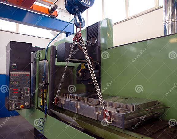 Machine Tools with Computer Numerical Control (CNC) Stock Image - Image ...