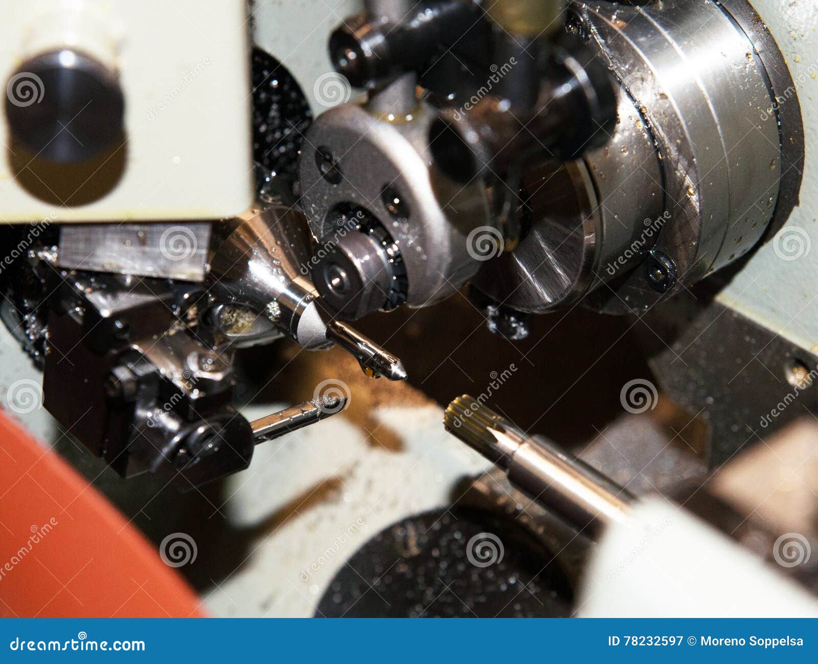 Machine Tools With Computer Numerical Control Cnc Stock Image Image Of Mill Engineering