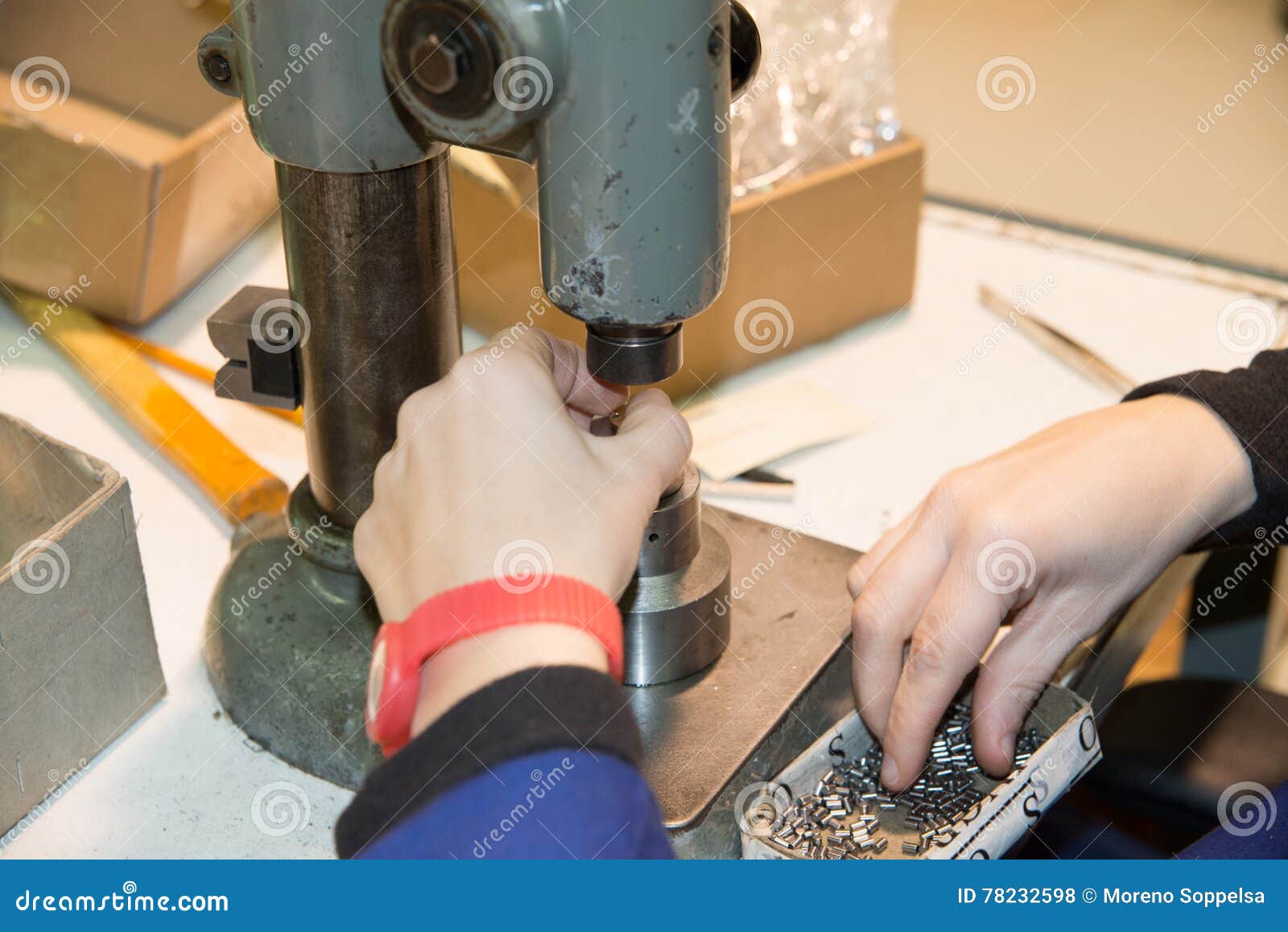 Machine Tools with Computer Numerical Control (CNC) Stock Photo - Image ...