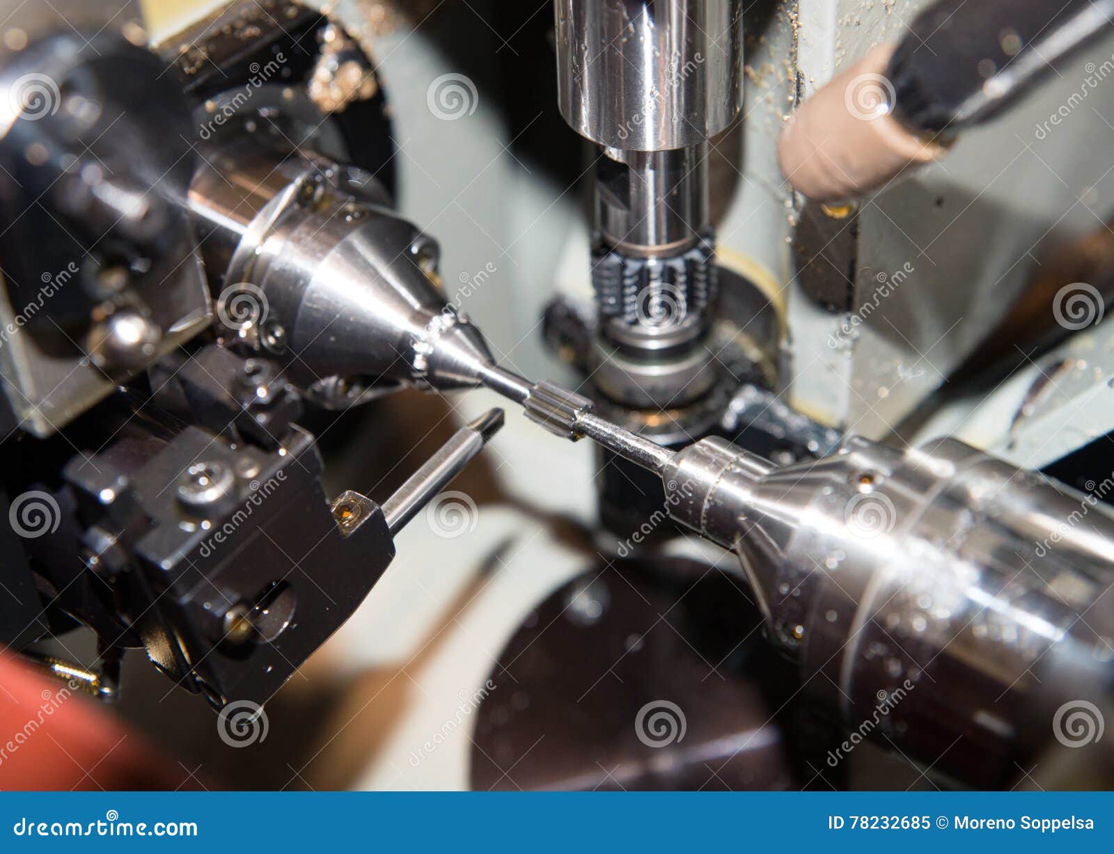 Machine Tools with Computer Numerical Control (CNC) Stock Image - Image ...