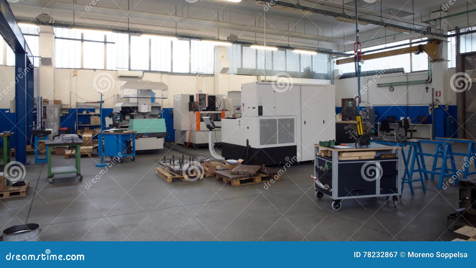 Machine Tools with Computer Numerical Control (CNC) Stock Image - Image ...