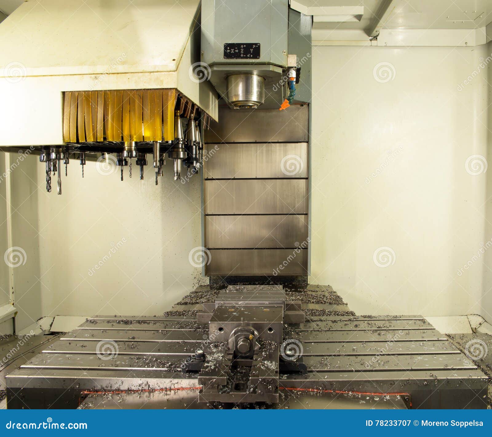 Machine Tools with Computer Numerical Control (CNC) Stock Image - Image ...
