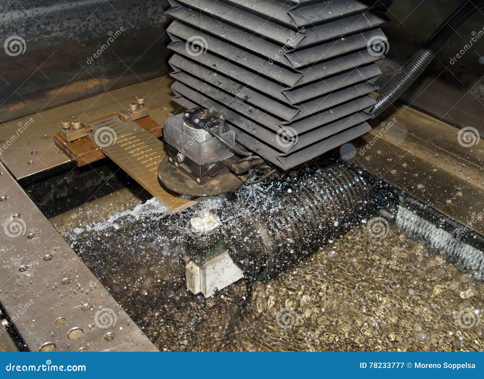 Machine Tools With Computer Numerical Control Cnc Stock Image Image Of Factory Automated