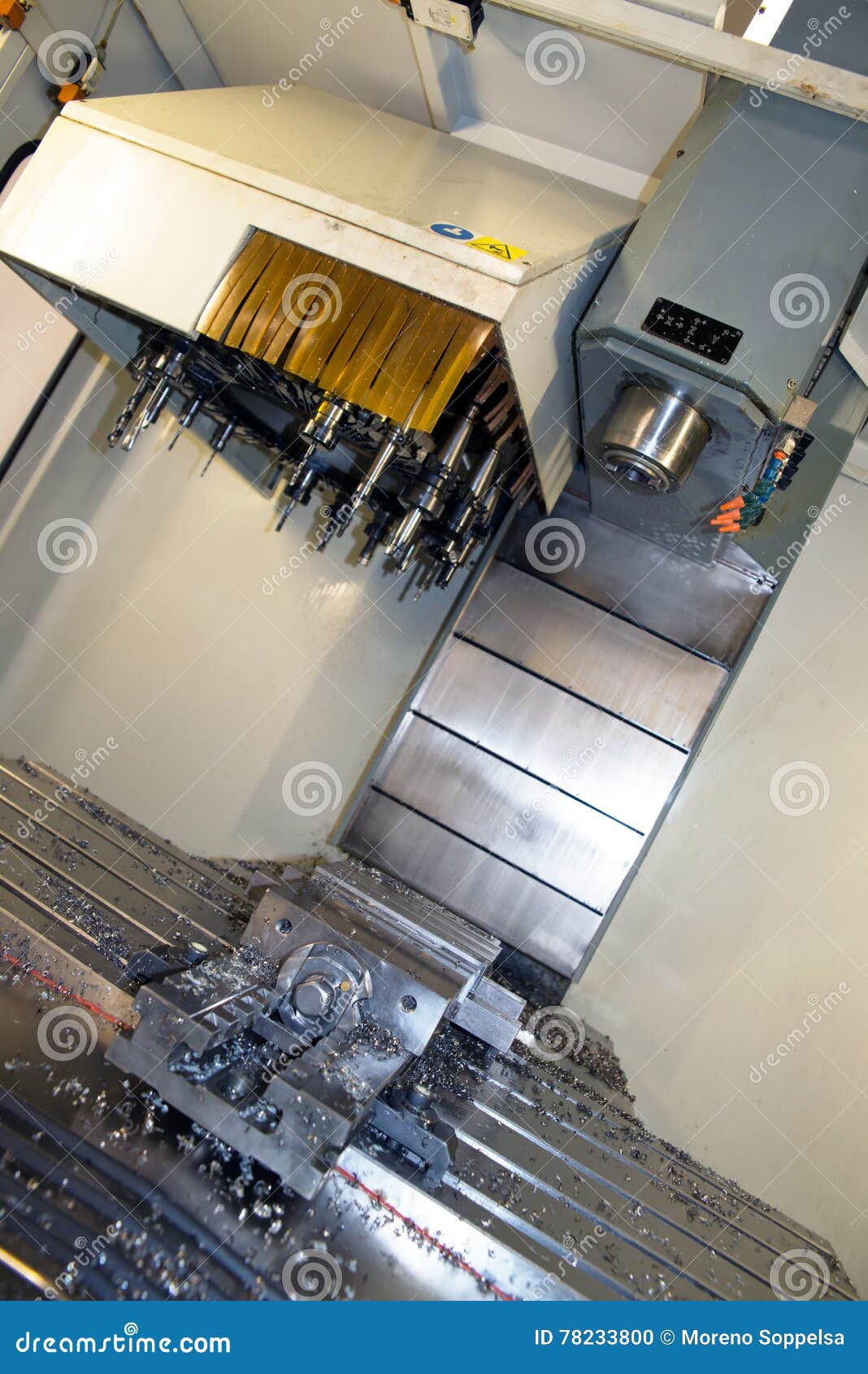 Machine Tools with Computer Numerical Control (CNC) Stock Photo - Image ...