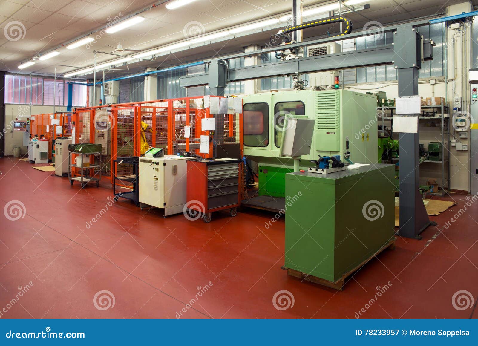 Machine Tools with Computer Numerical Control (CNC) Stock Image - Image ...