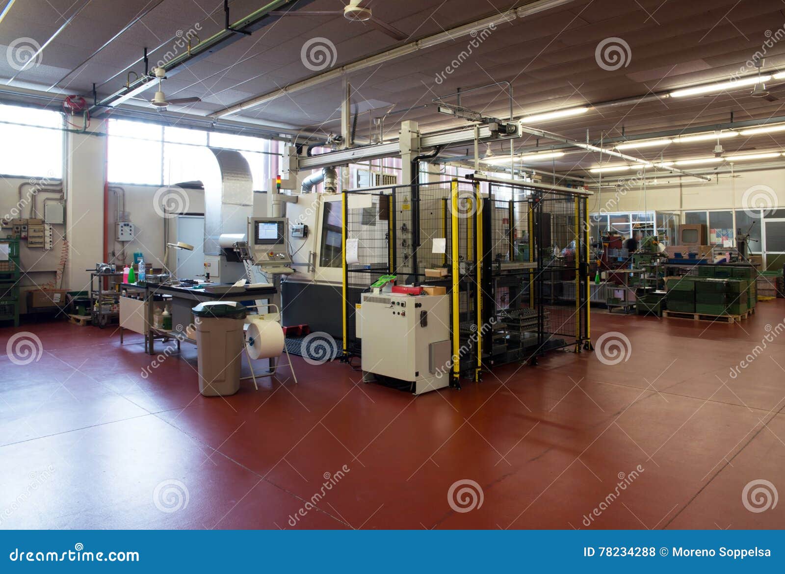 Machine Tools with Computer Numerical Control (CNC) Stock Photo - Image ...