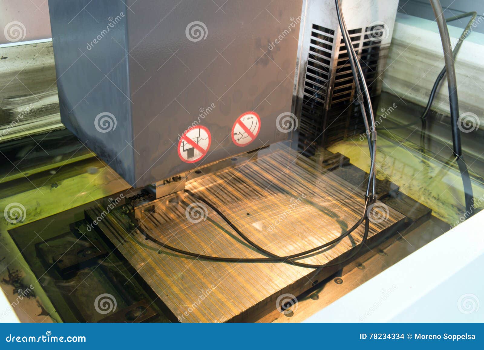 Machine Tools with Computer Numerical Control (CNC) Stock Photo - Image ...