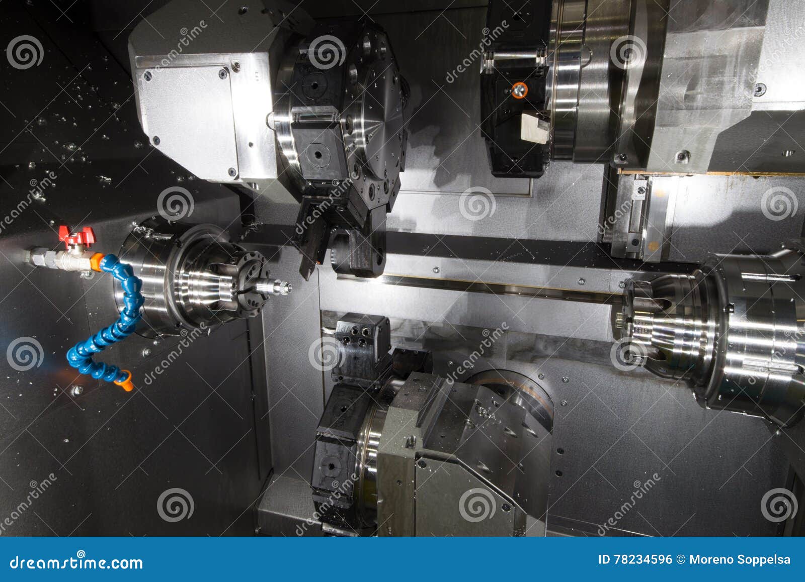 Machine Tools with Computer Numerical Control (CNC) Stock Photo - Image ...