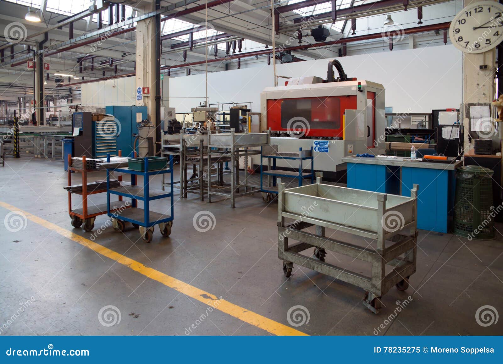 Machine Tools with Computer Numerical Control (CNC) Stock Image - Image ...