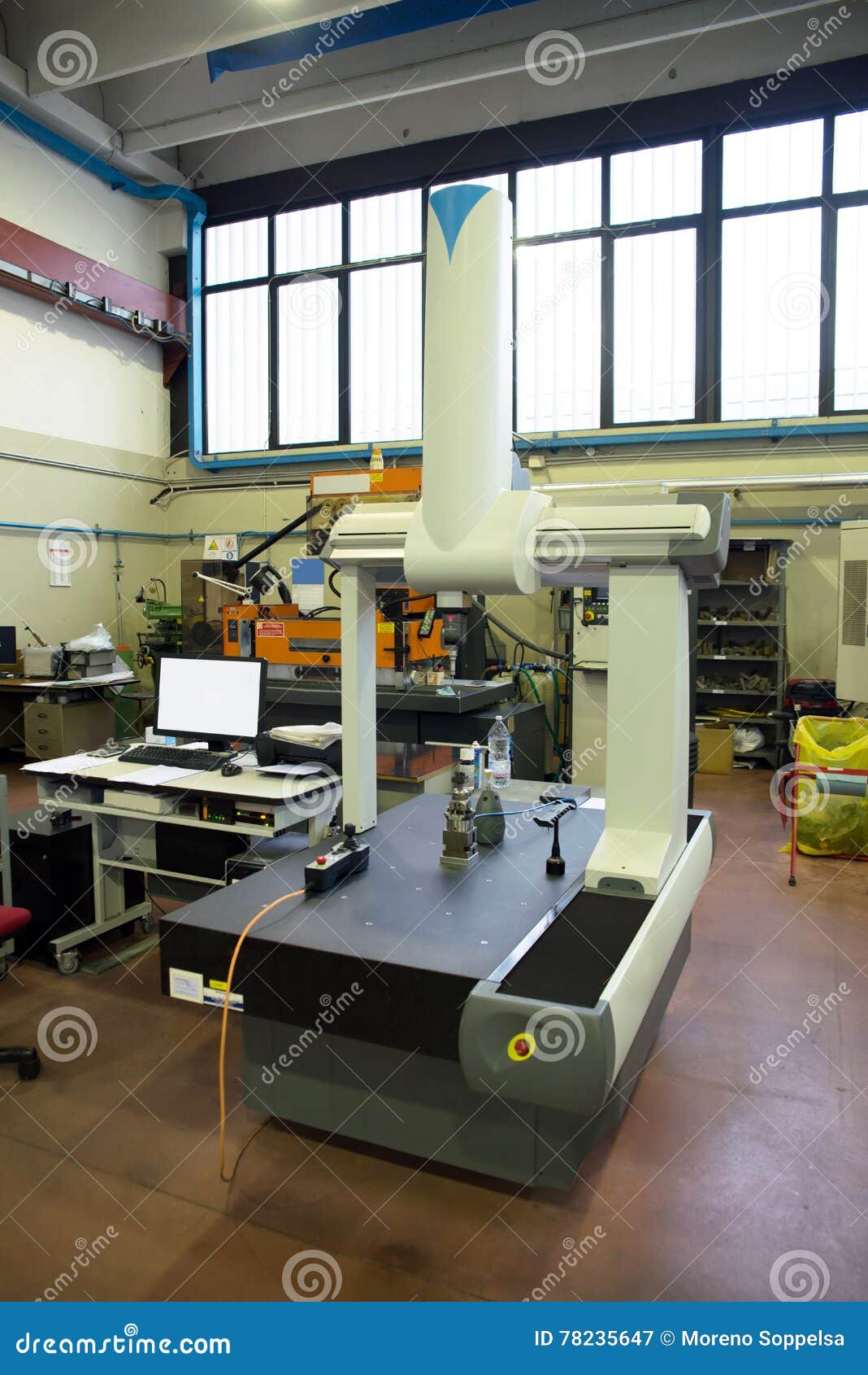 Machine Tools With Computer Numerical Control Cnc Stock Image Image Of Automation Drill