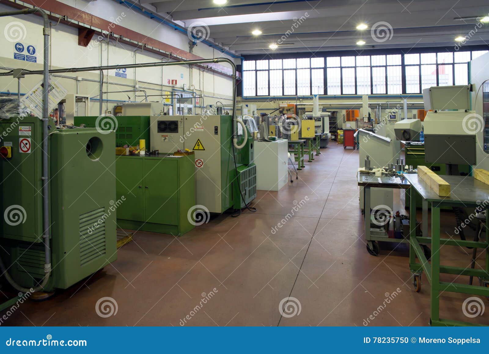 Machine Tools with Computer Numerical Control (CNC) Stock Photo - Image ...