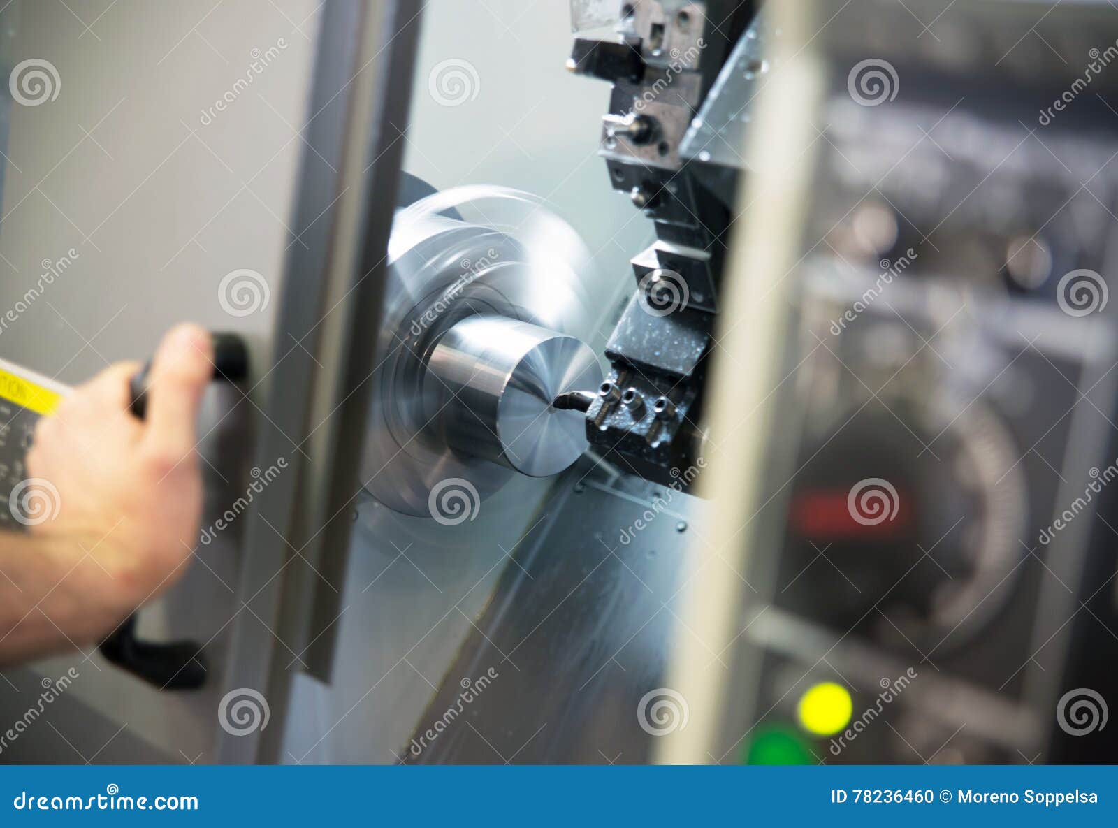 Machine Tools with Computer Numerical Control (CNC) Stock Photo - Image ...