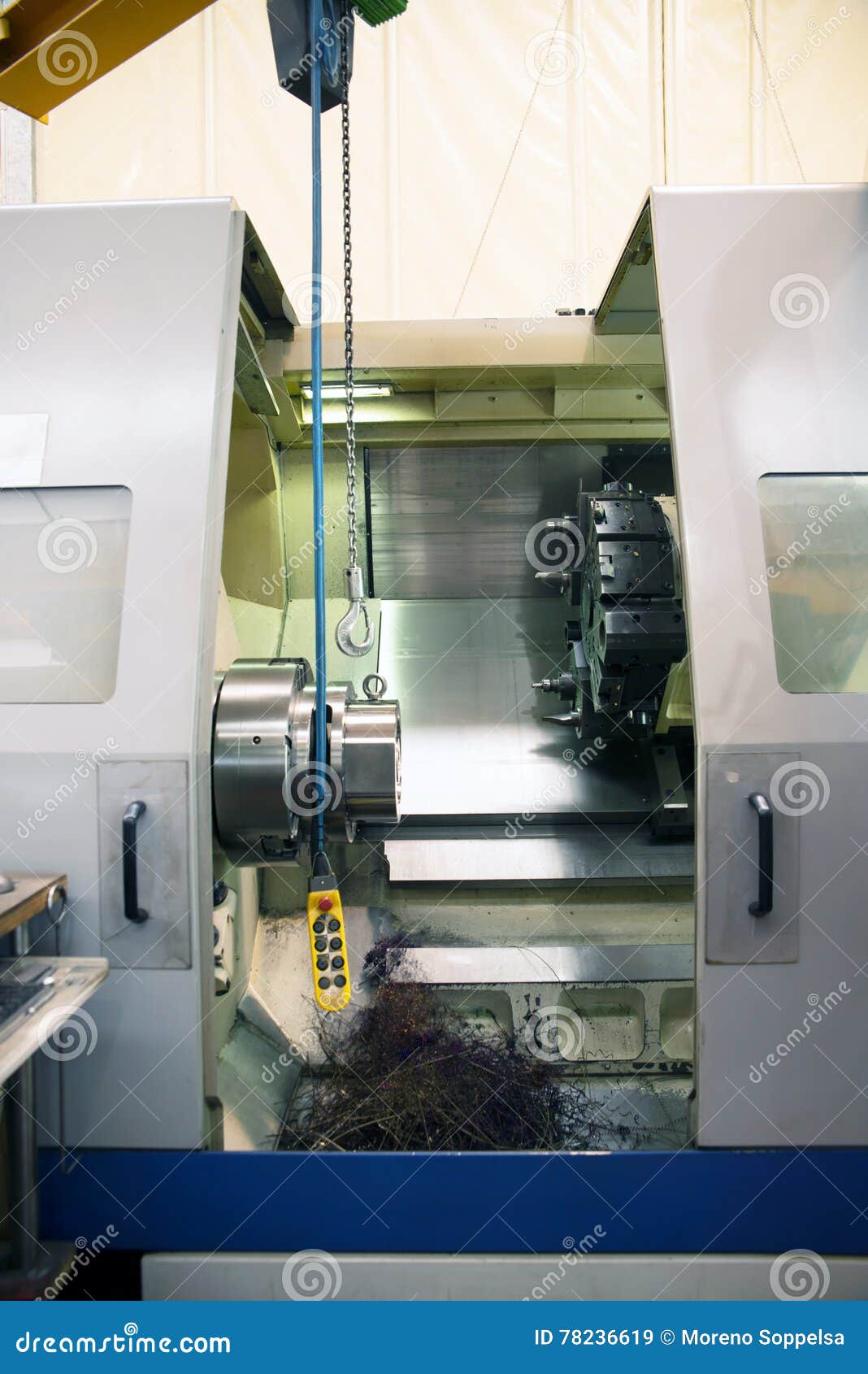 Machine Tools with Computer Numerical Control (CNC) Stock Image - Image ...