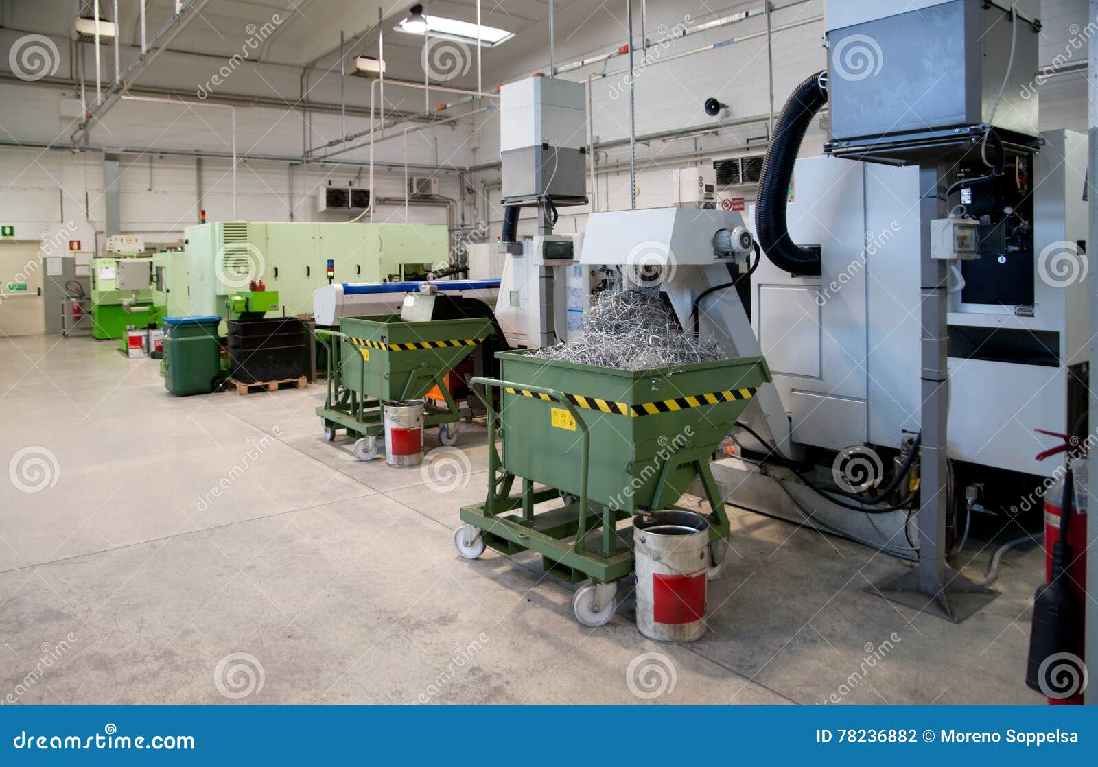 Machine Tools with Computer Numerical Control (CNC) Stock Photo - Image ...