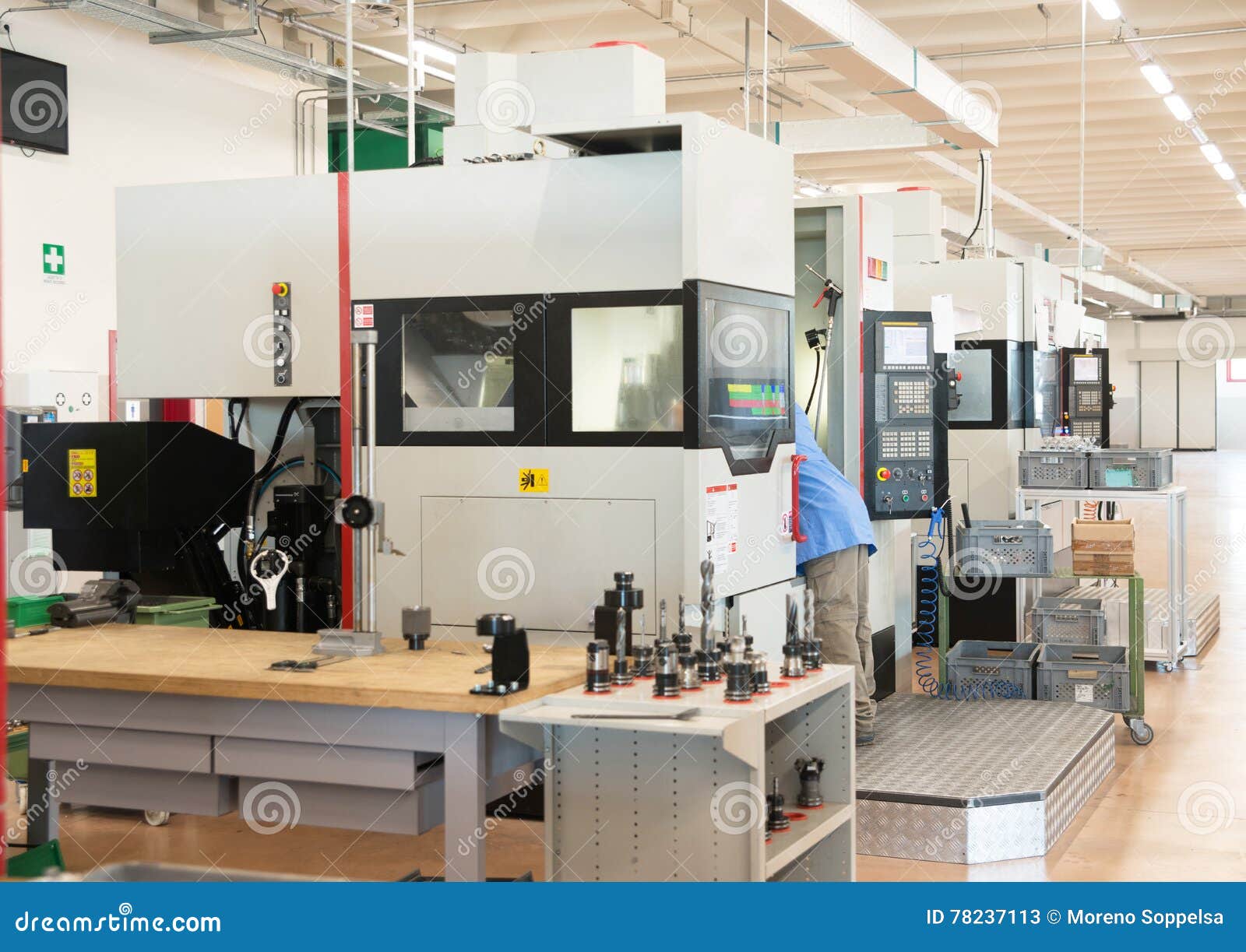 Machine Tools with Computer Numerical Control (CNC) Stock Image - Image of milling, metalwork ...