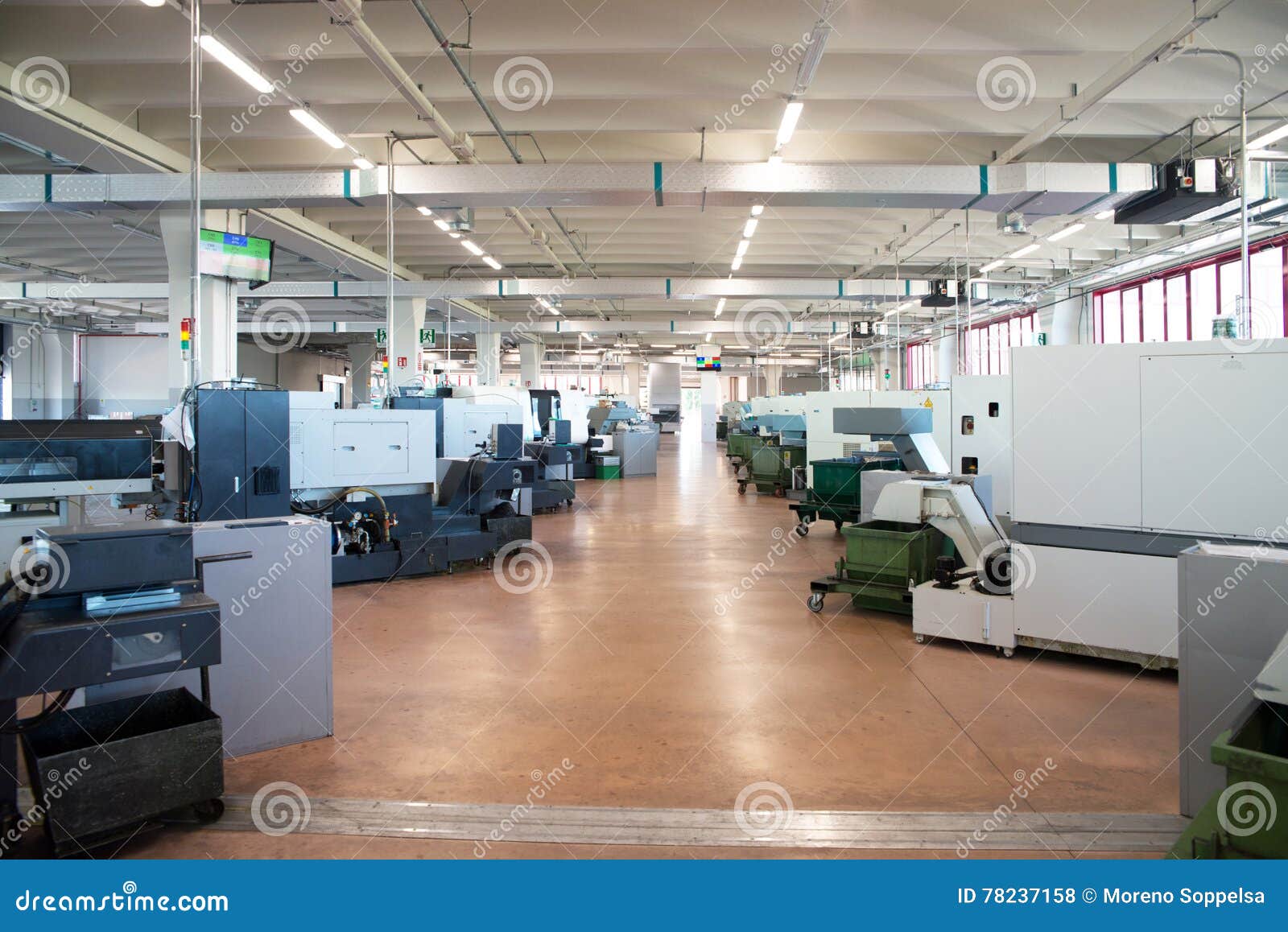 Machine Tools with Computer Numerical Control (CNC) Stock Photo - Image ...