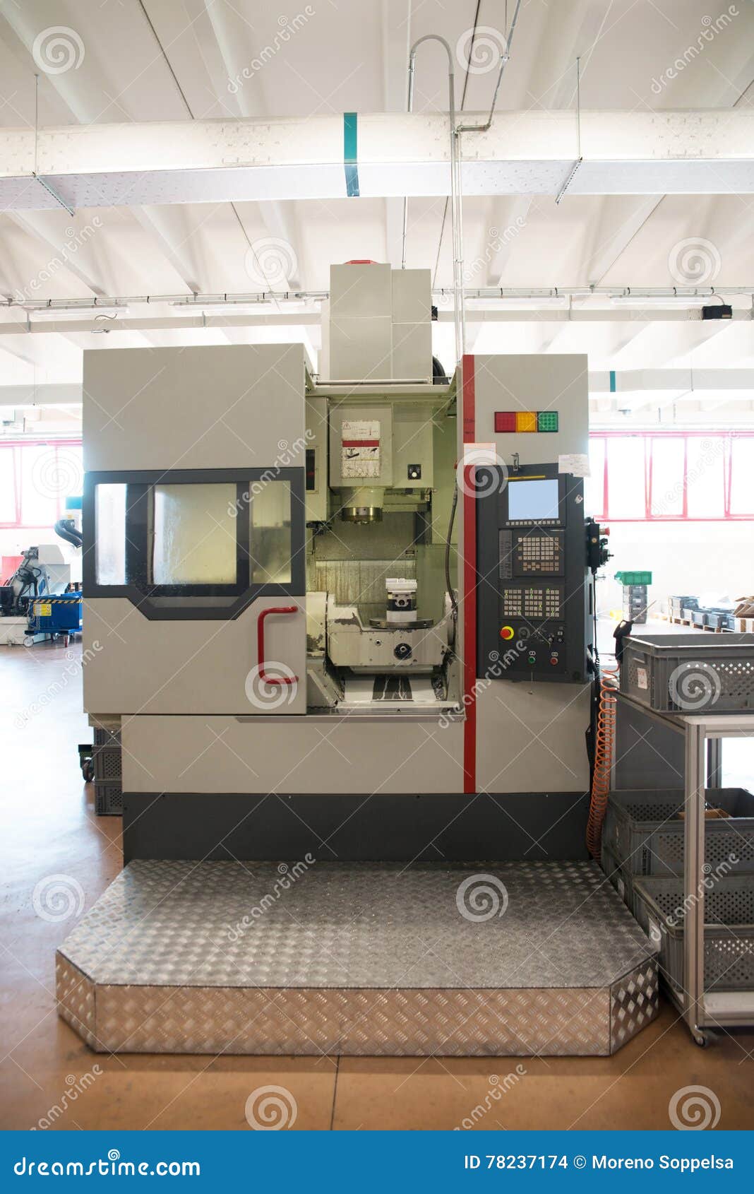Machine Tools with Computer Numerical Control (CNC) Stock Photo - Image ...