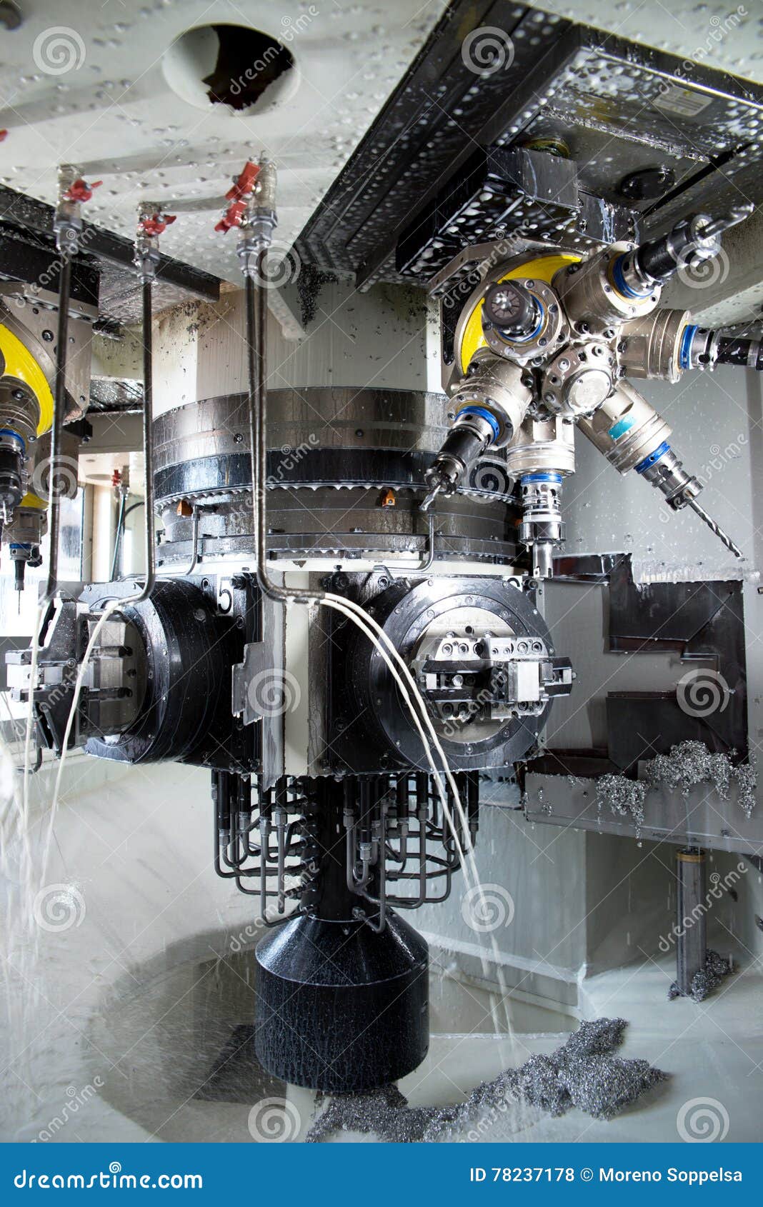 Machine Tools with Computer Numerical Control (CNC) Stock Photo - Image ...