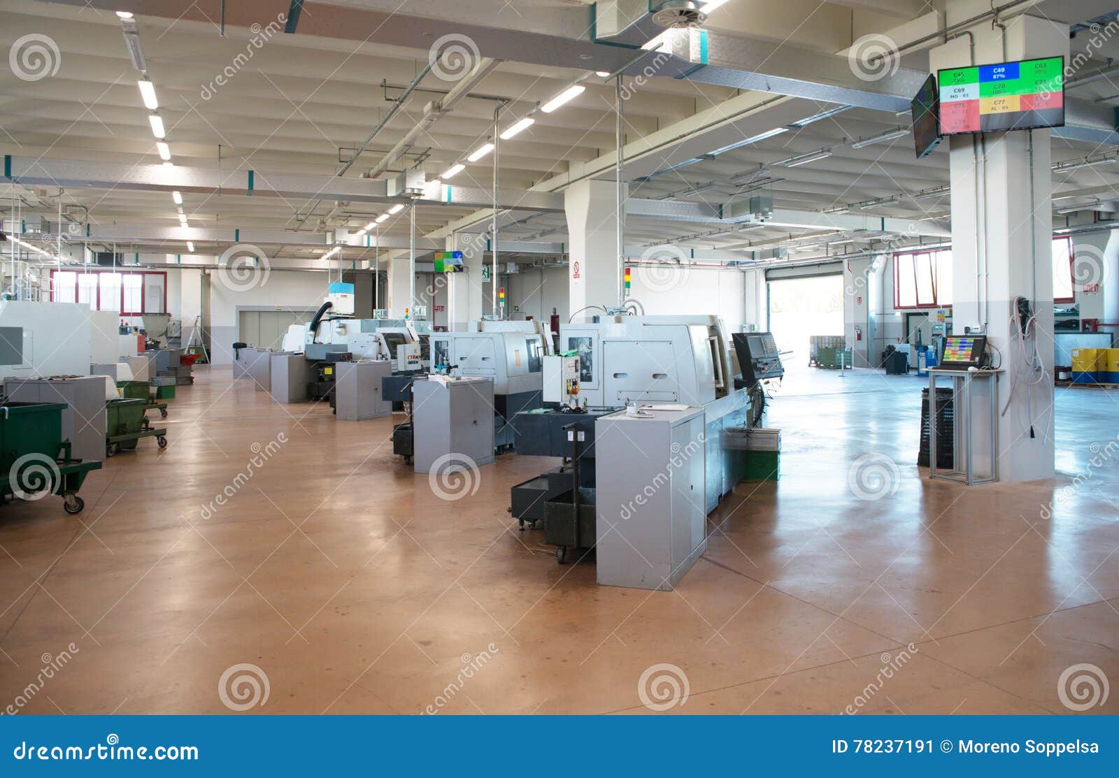 Machine Tools with Computer Numerical Control (CNC) Stock Image - Image ...