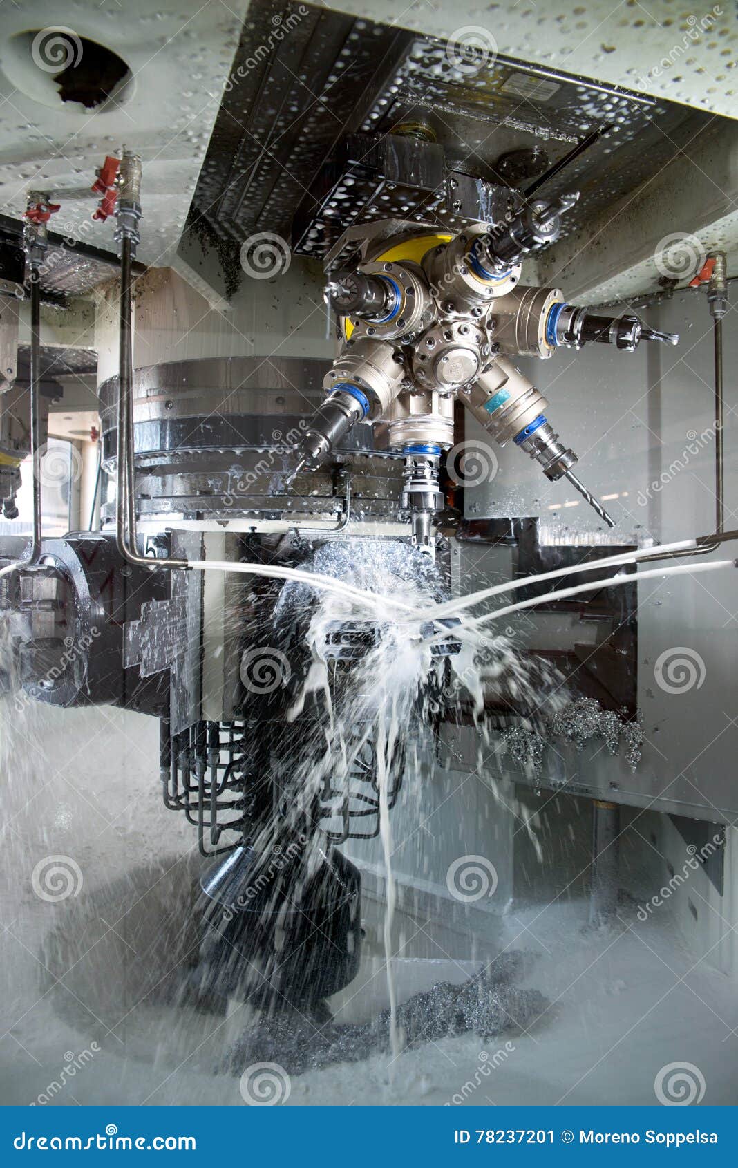 Machine Tools with Computer Numerical Control (CNC) Stock Image - Image ...