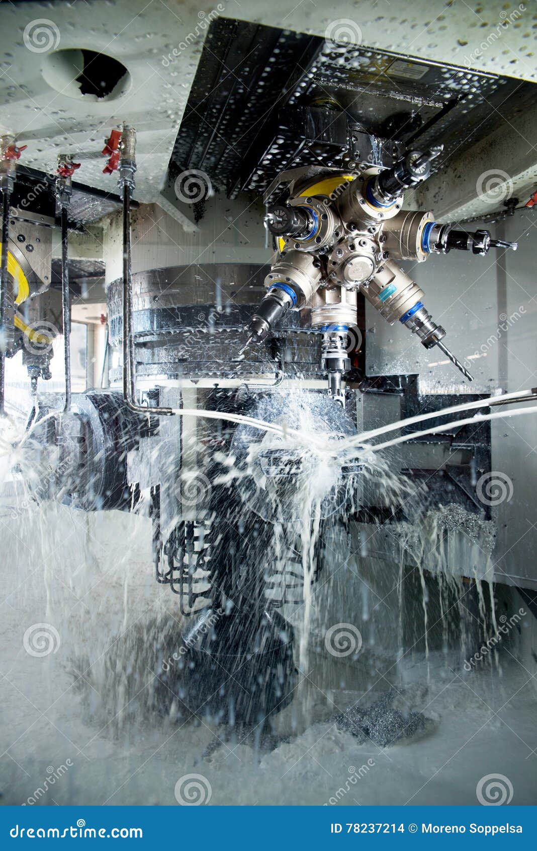 Machine Tools with Computer Numerical Control (CNC) Stock Photo - Image ...